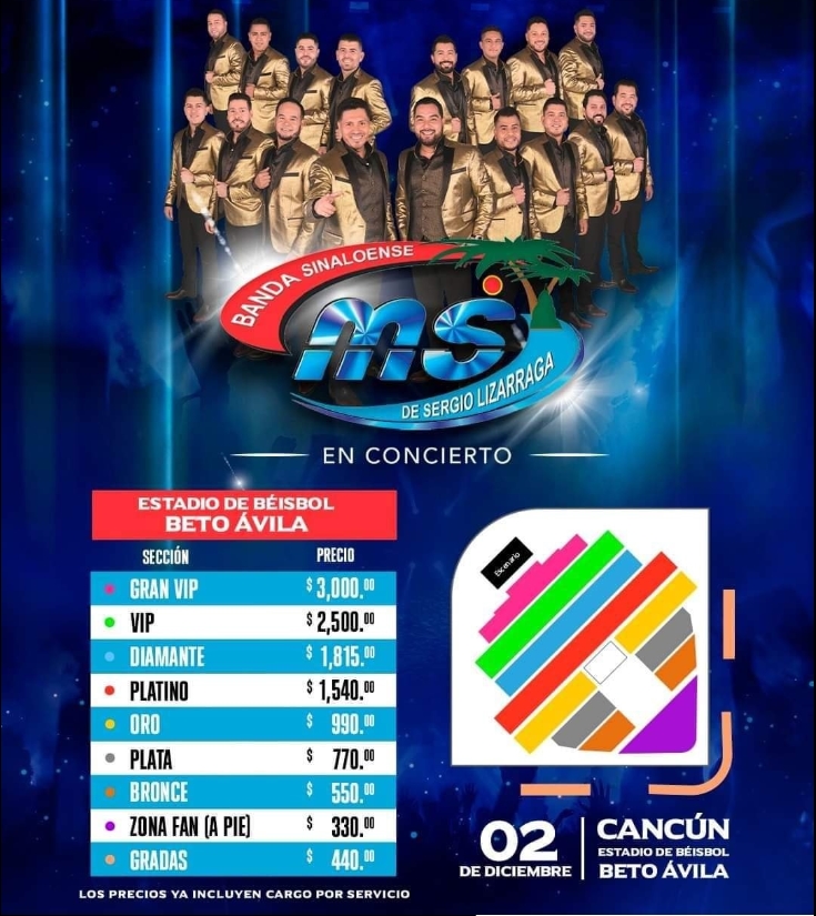 Banda MS en Cancún 2022 ️ Banda MS en Cancún 2022 ️